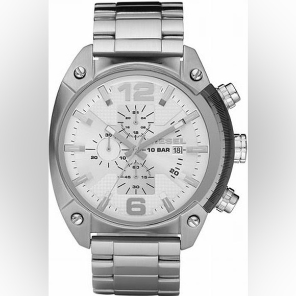 Diesel | Accessories | Mens Diesel Overflow Steel Chronograph Watch ...